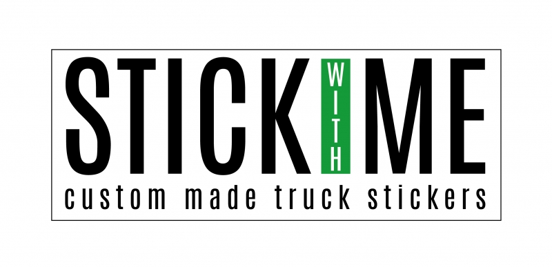 Stick with me truck stickers